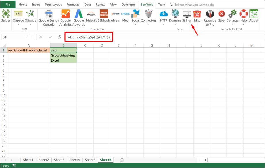 Split Strings With Separators In Excel